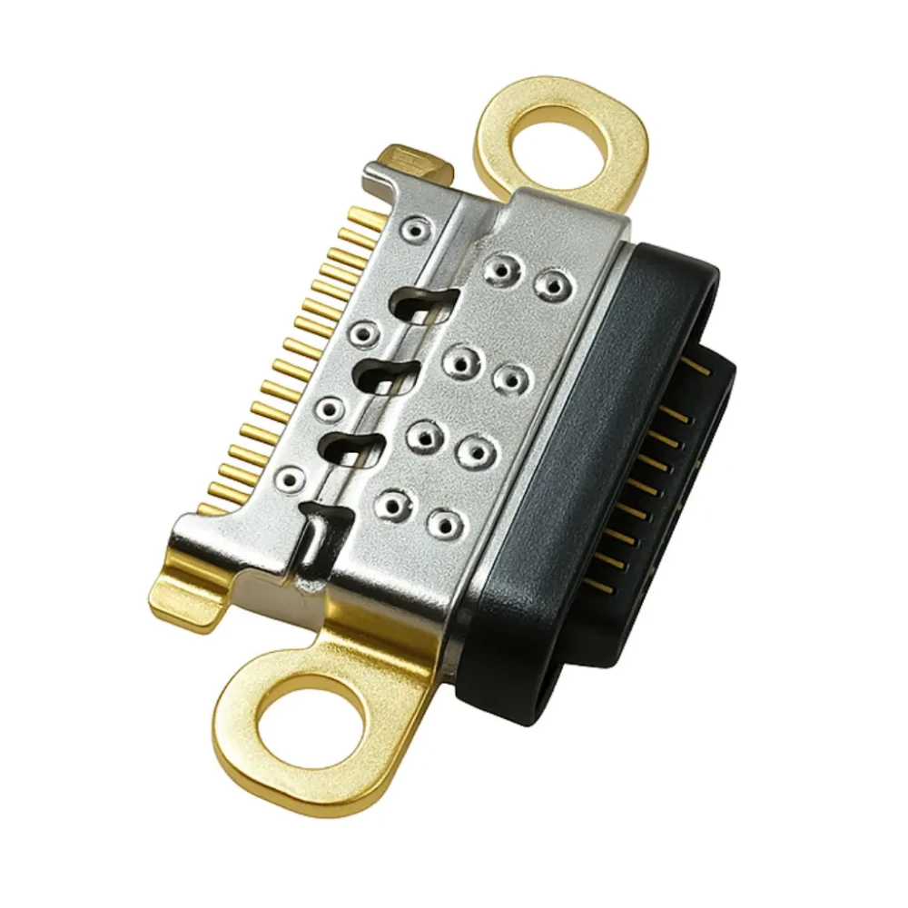 USB Type-C Vertical Waterproof Connector – 16-pin